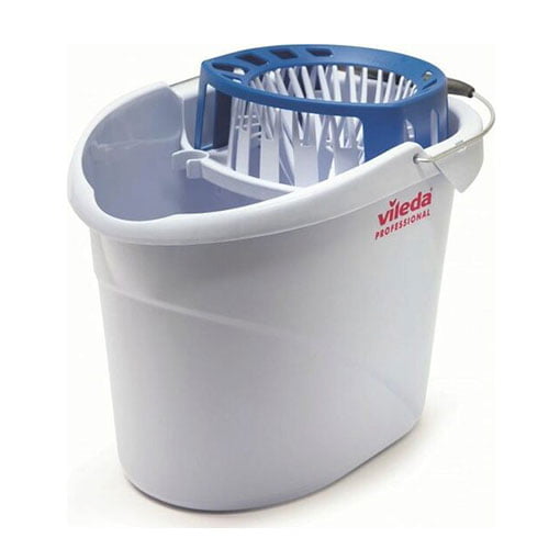 Galeata cu storcator VILEDA Supermop, 10l, ovala, pentru mop franjuri ...