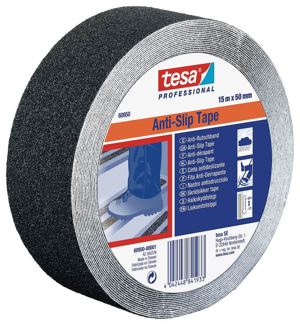 Banda antialunecare tesa®60950, rezistenta, pentru interior sau ...