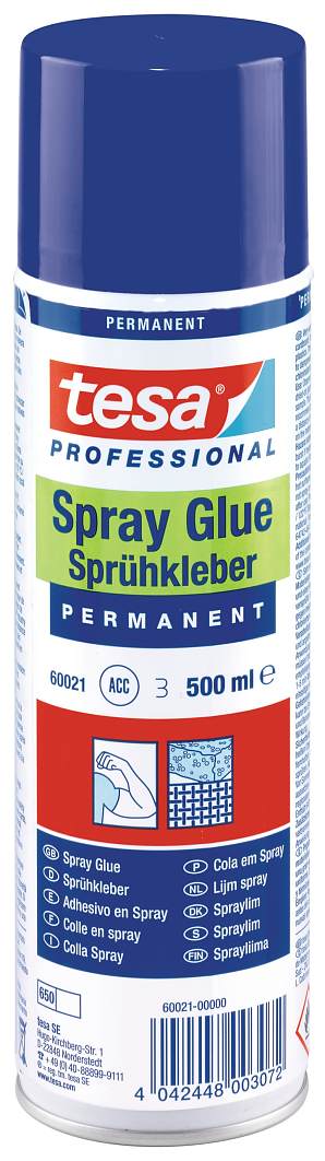 Spray adeziv permanent, 500 ml tesa® Spray Glue Permanent, pentru ...