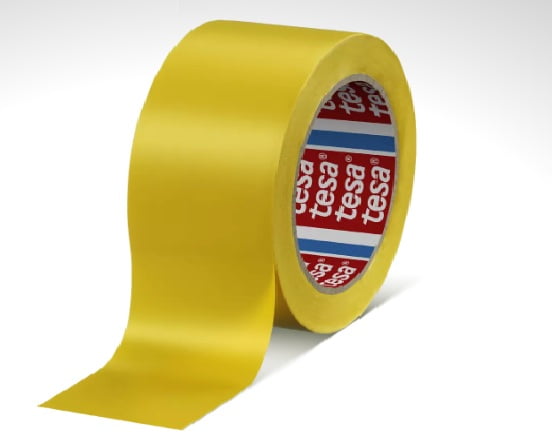 Banda de marcare pentru pardoseli, tesaflex® 60760, galbena, latime ...