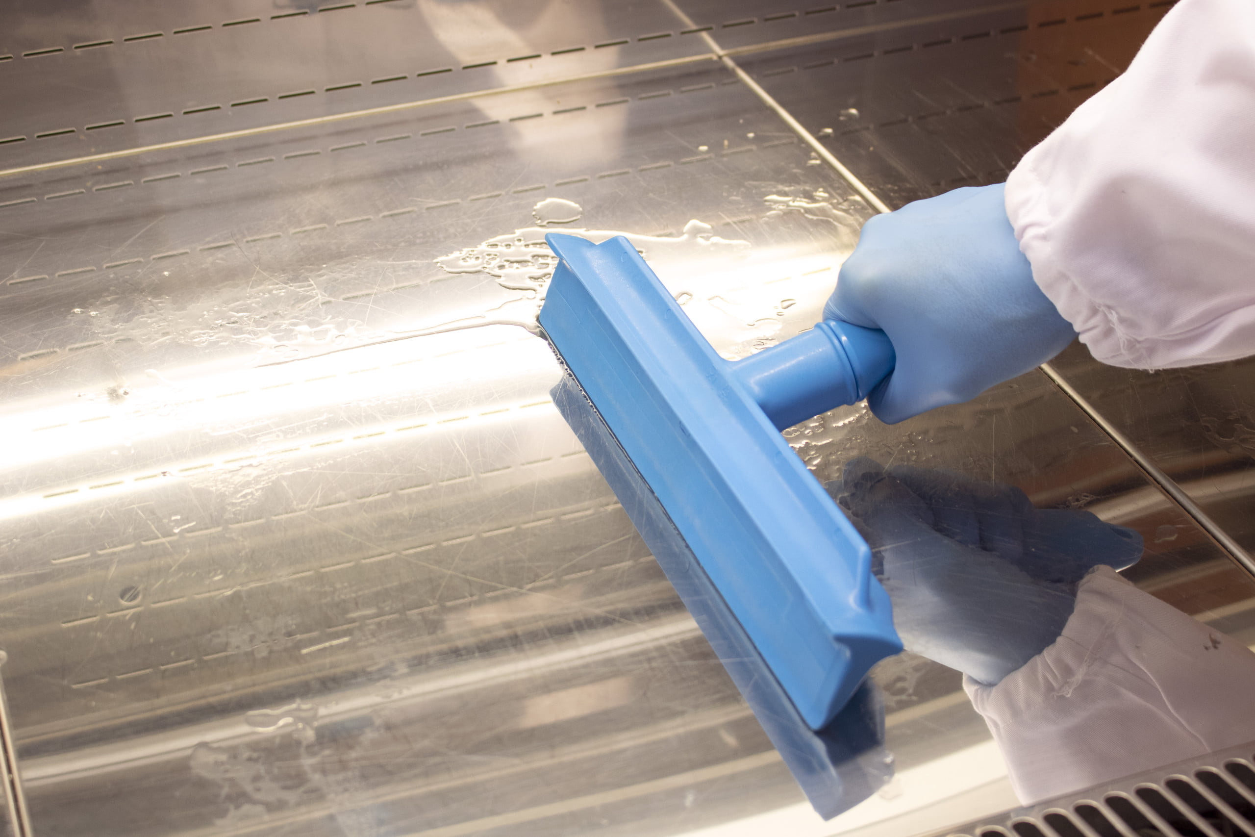 Racleta de apa cu maner scurt, 30 cm, IGEAX 1059, albastra, rezistenta ...