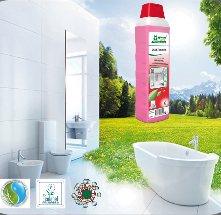 Detergent ECOLOGIC concentrat SANET Lavocid, Green Care, pentru spatii ...