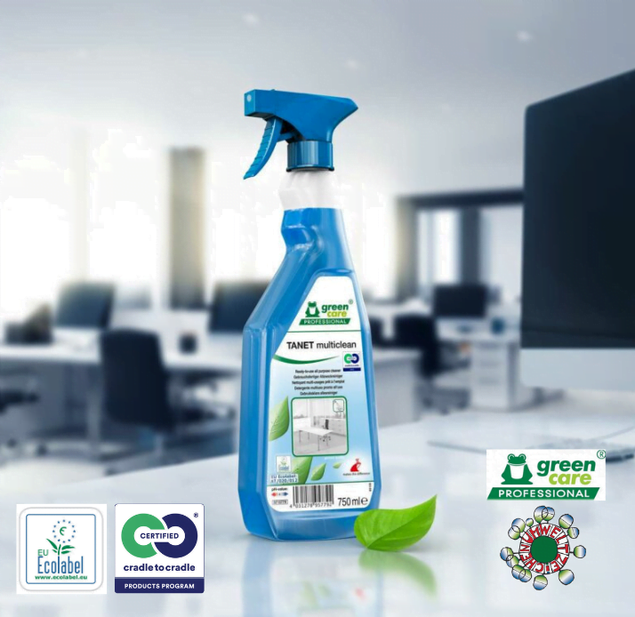 Detergent ecologic universal, TANET Multiclean 715779, Green Care, curatare impecabila fara urme ...