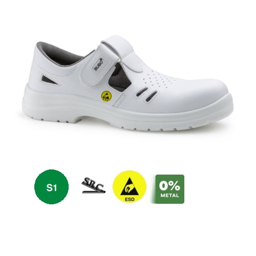 Sandale de protectie usoare, Bubo, ESD, S1, cu bombeu compozit, din ...