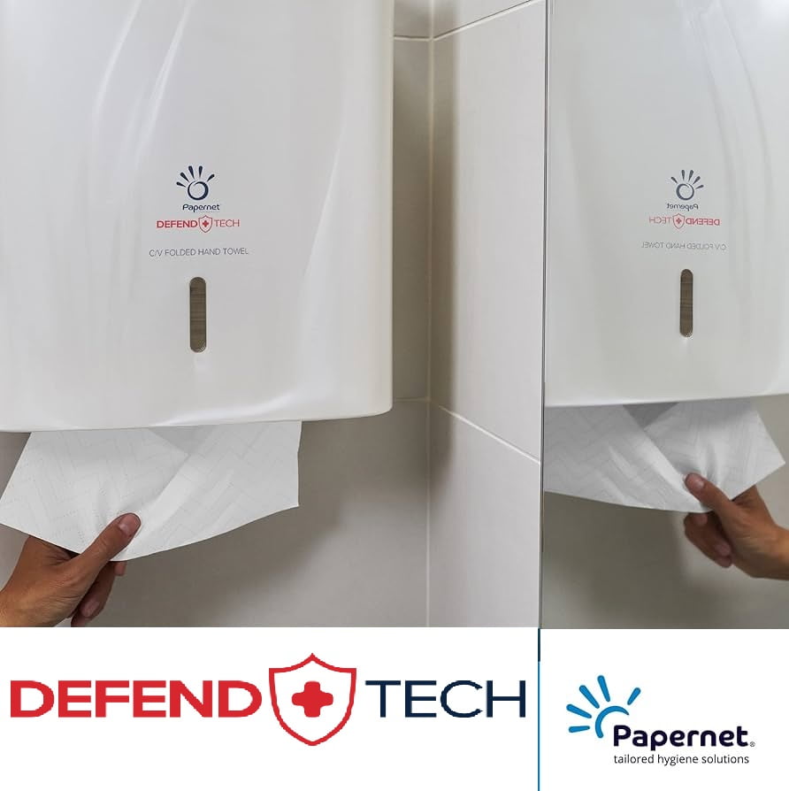 Dispenser Antibacterial DEFEND TECH, Papernet 416148, pentru prosoape ...