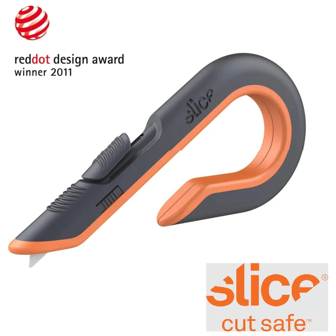 Cutter pentru cutii, cu lama ceramica retractabila, in 3 pozitii, Slice ...