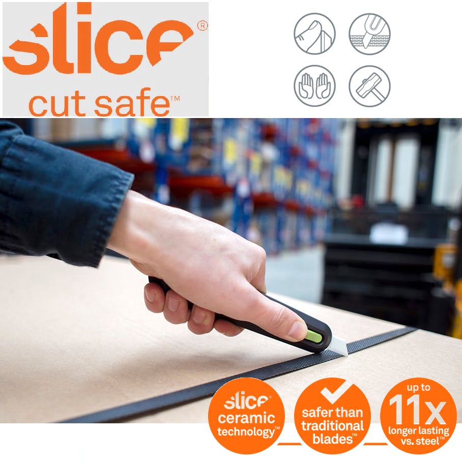 Cutter clasic, cu lama ceramica, autoretractabila Slice Auto ...