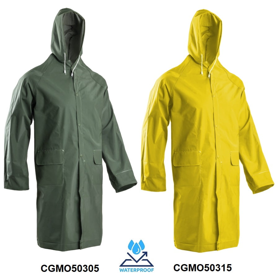 Pelerina de ploaie, PVC galbena, impermeabila, protectie impotriva ...