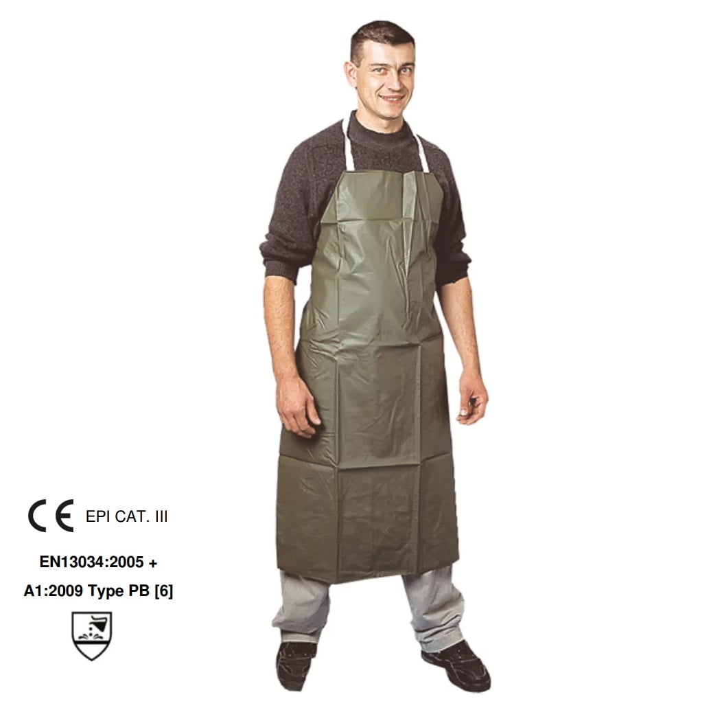 Sort din PVC, culoare verde, cu rezistenta impotriva substantelor ...