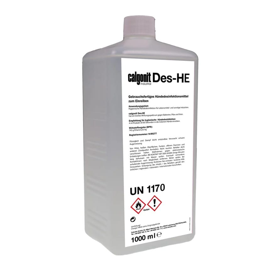 Dezinfectant pentru maini, Calgonit DES-HE, 1litru, TP1, nediluat, pe ...
